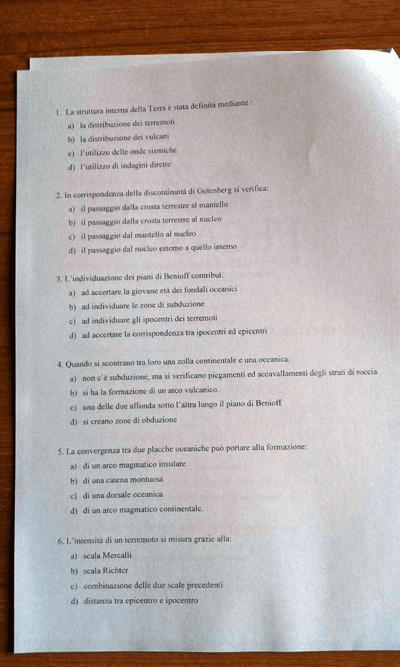 Geologia Applicata Test Prova Esame Completopdf Docsity
