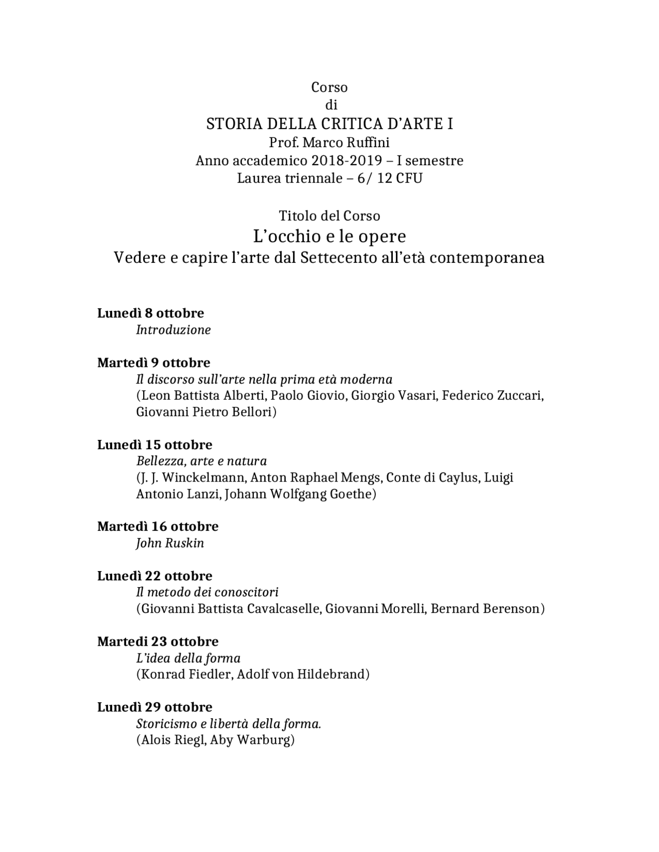 Critica Ruffini Appunti Appunti Di Critica Letteraria Docsity