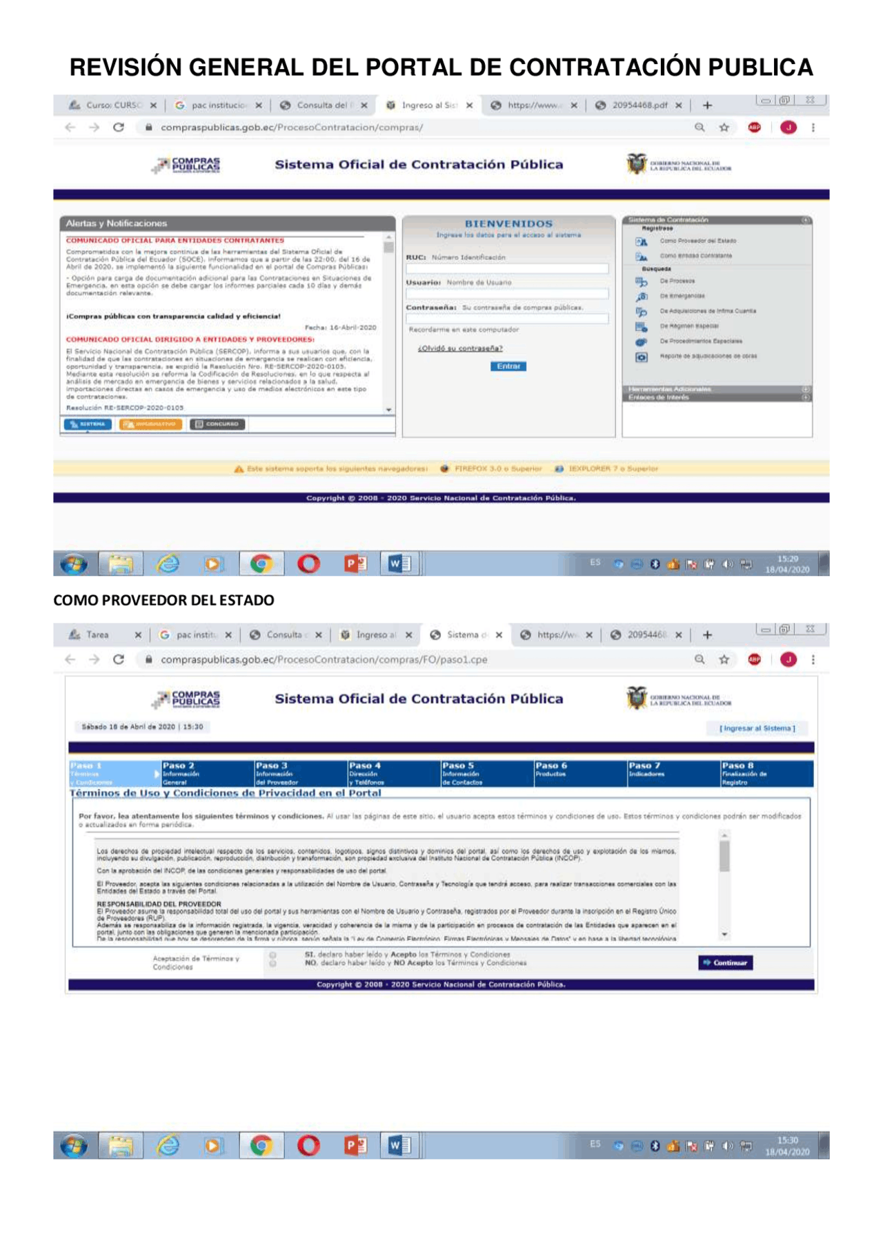 CONTRATACION PUBLICA - Docsity