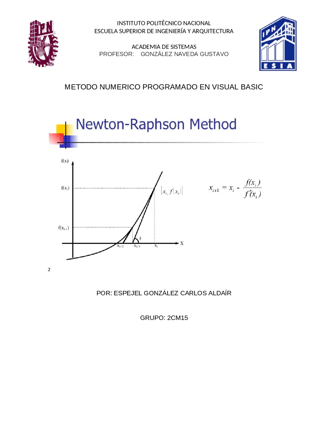 Metodo newton raphson - Docsity