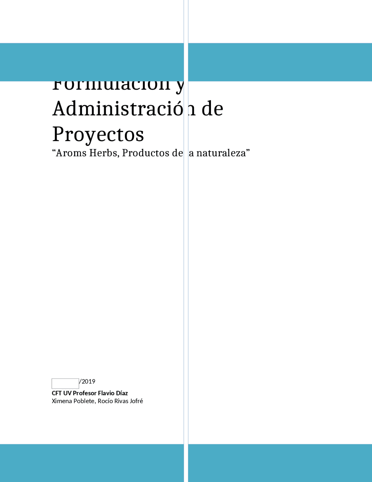Formulacion Y Administracion De Proyectos Docsity