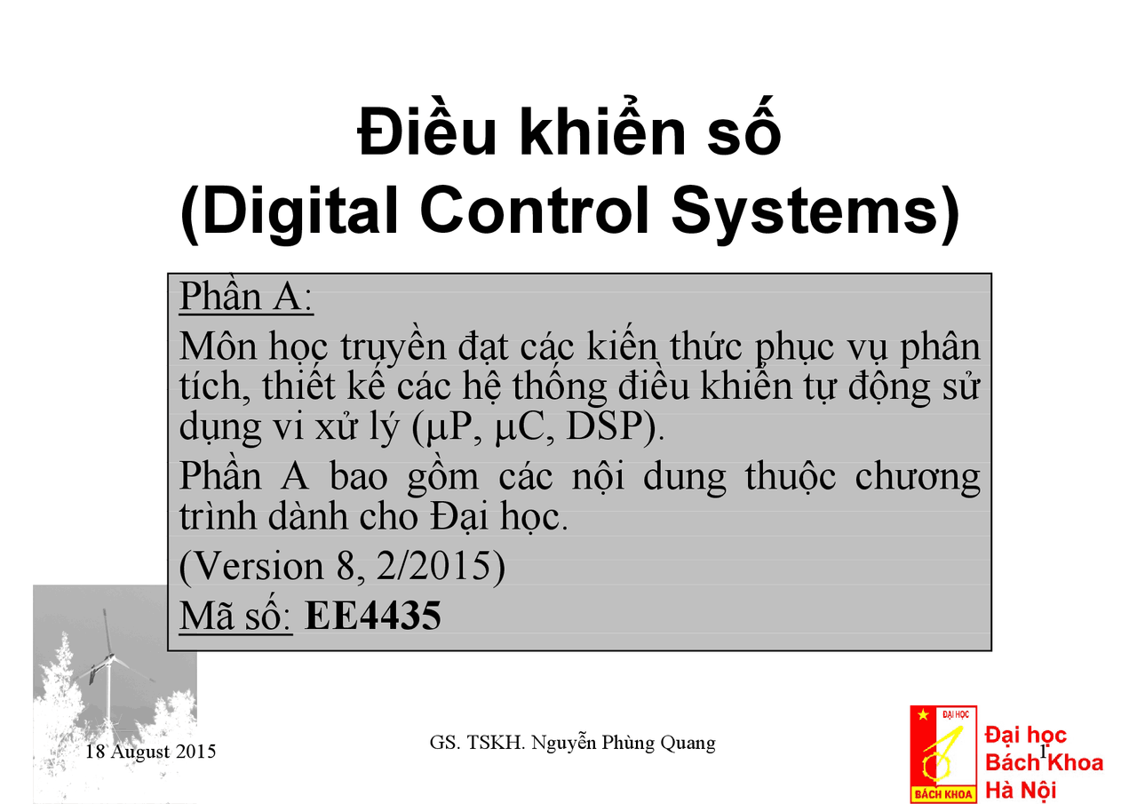 Digital Control Systems - Docsity