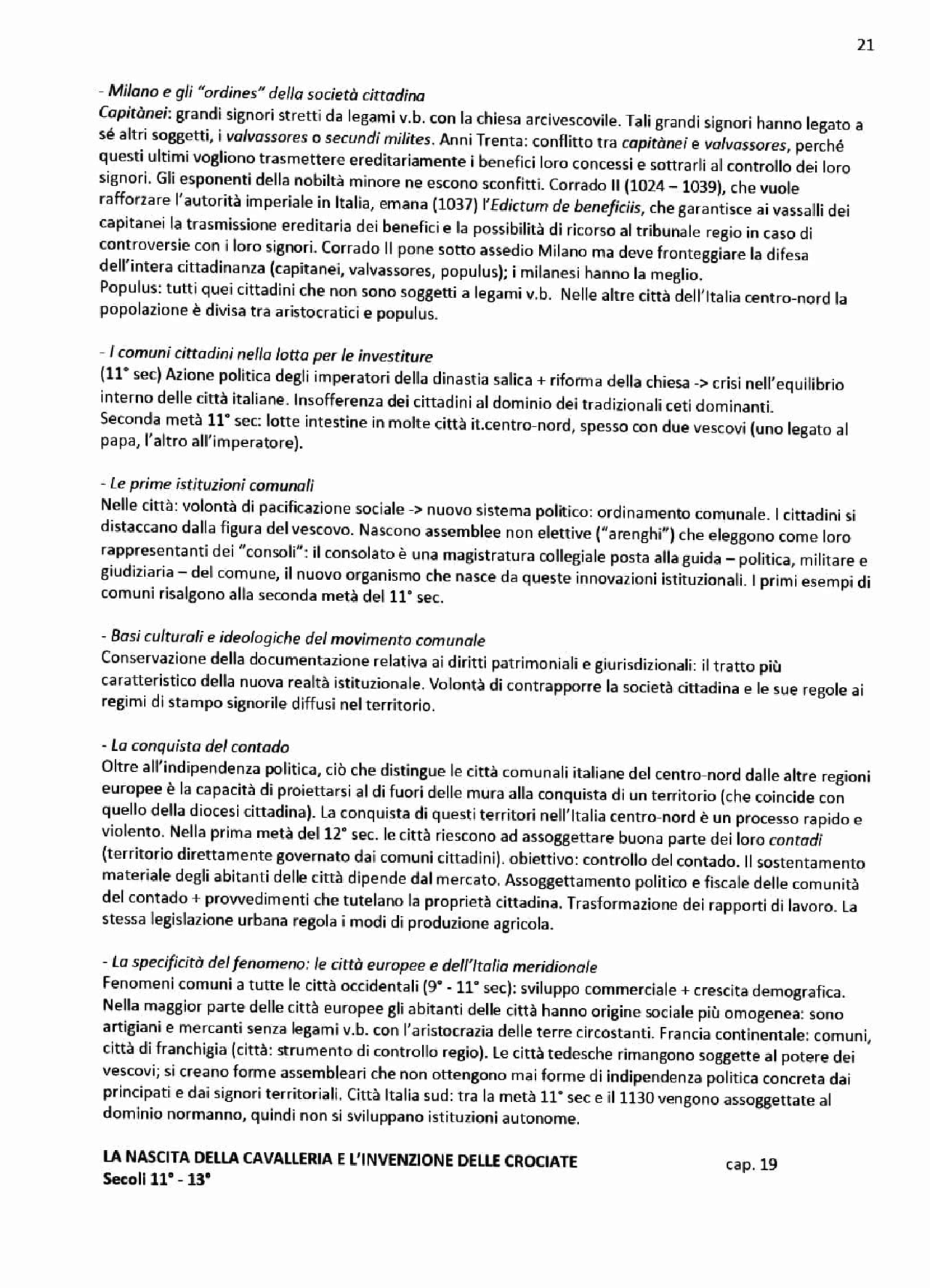 Seconda Parte Manuale Storia Medievale Docsity