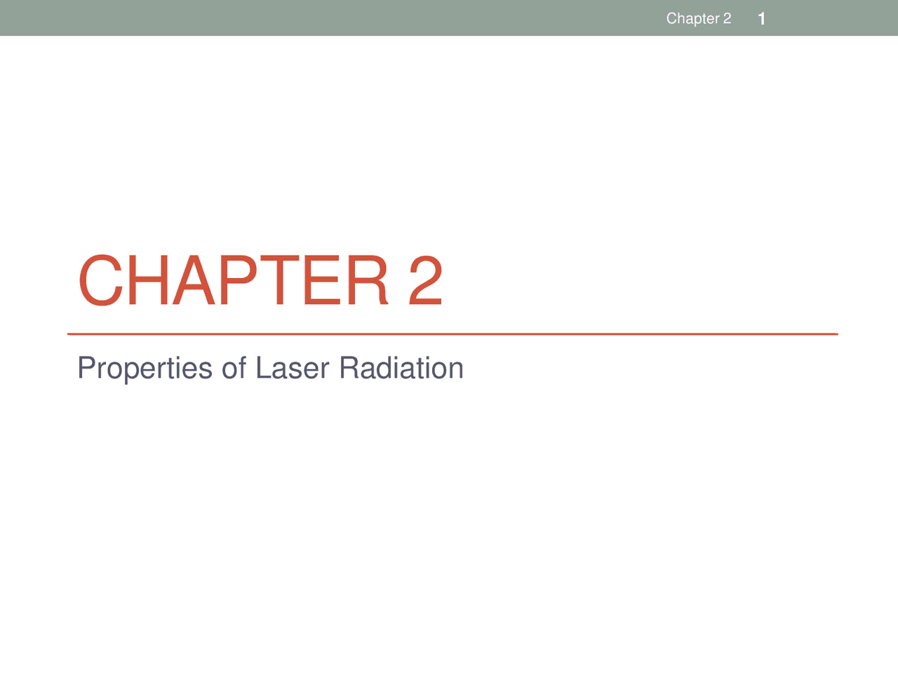 Laser Physics In Slides Idk Justkill Me Docsity