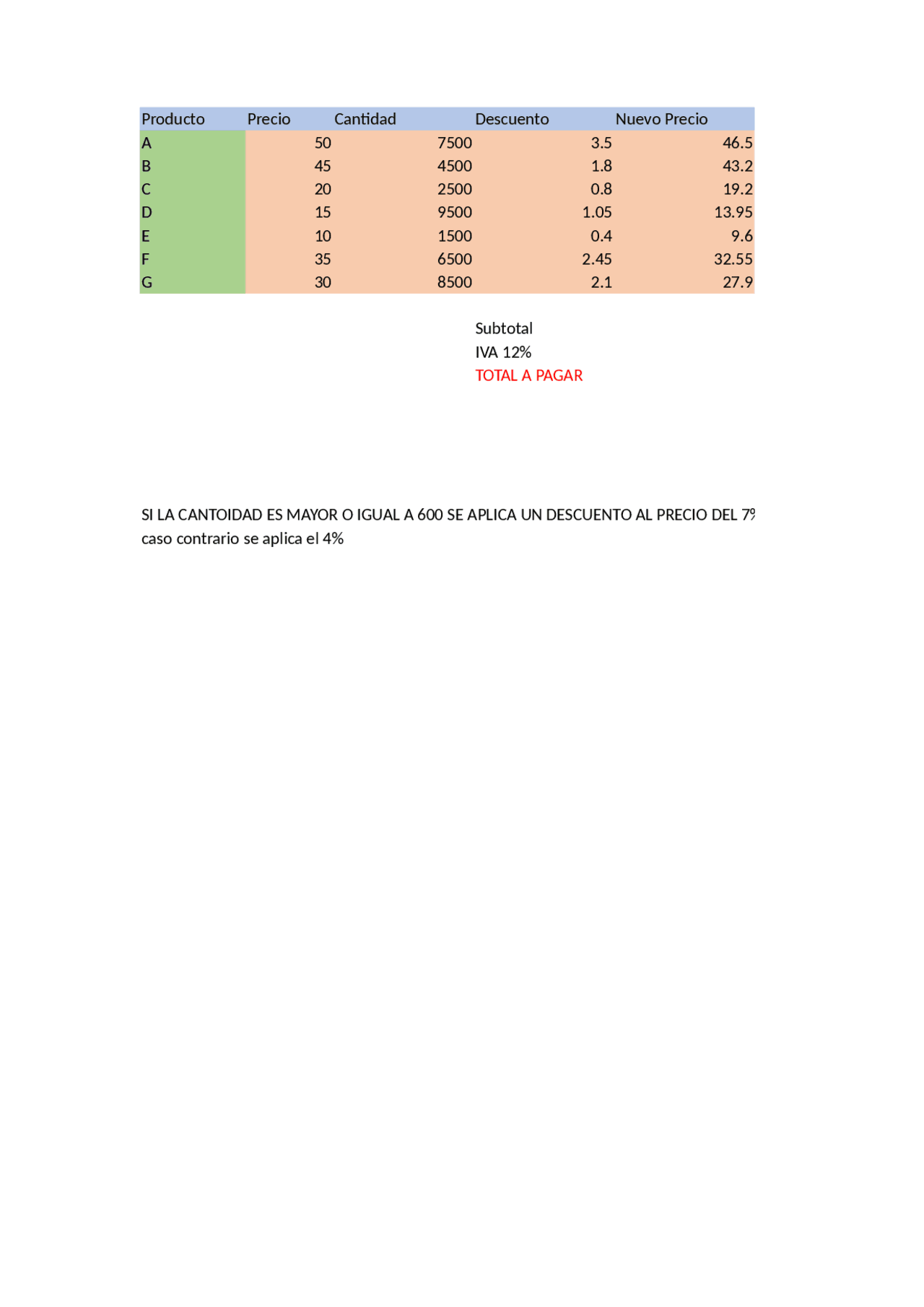 Ejercicios Exel Fnciones Estadisticas Docsity