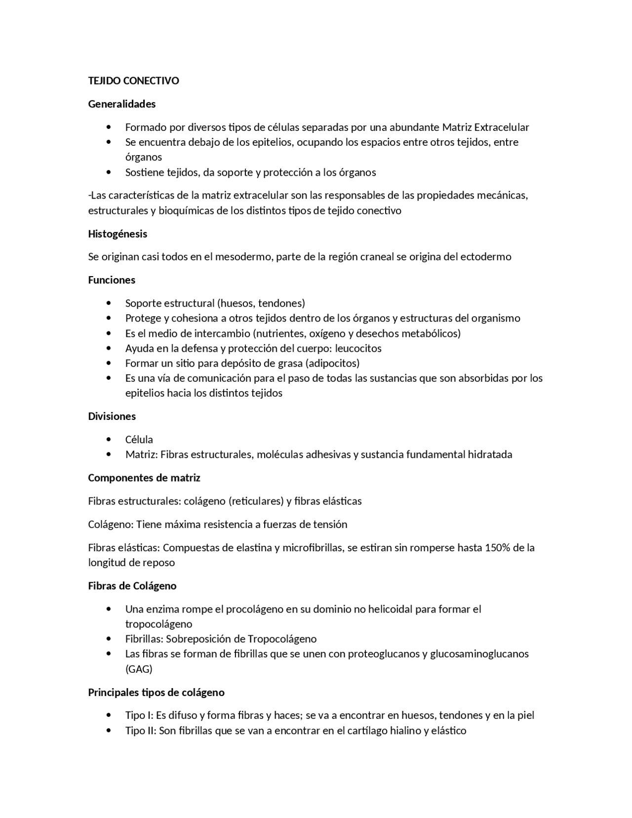 Tejido Conectivodocx Docsity