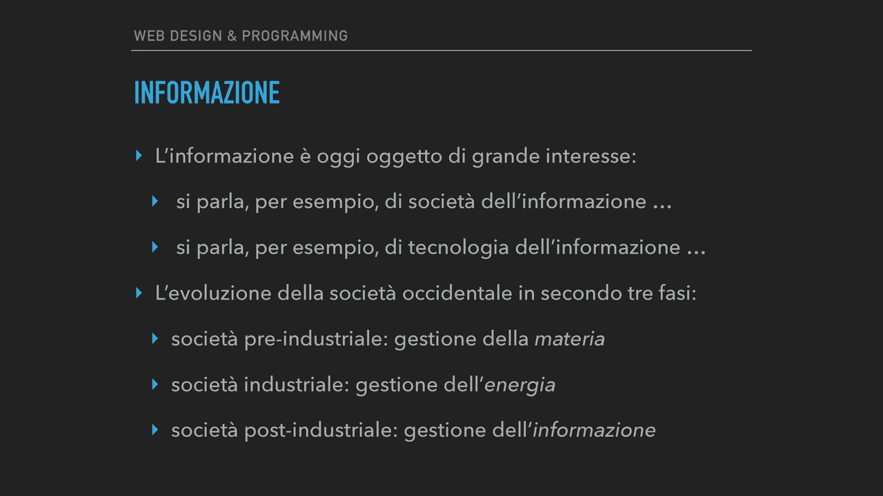 Slide Informatica Parte Uno Docsity