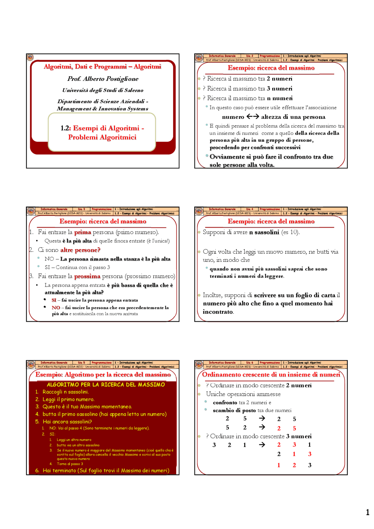 Es Di Algoritmi Informatica Docsity