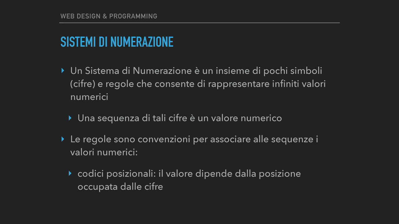 Slide Informatica Sistemi Di Numerazione Docsity