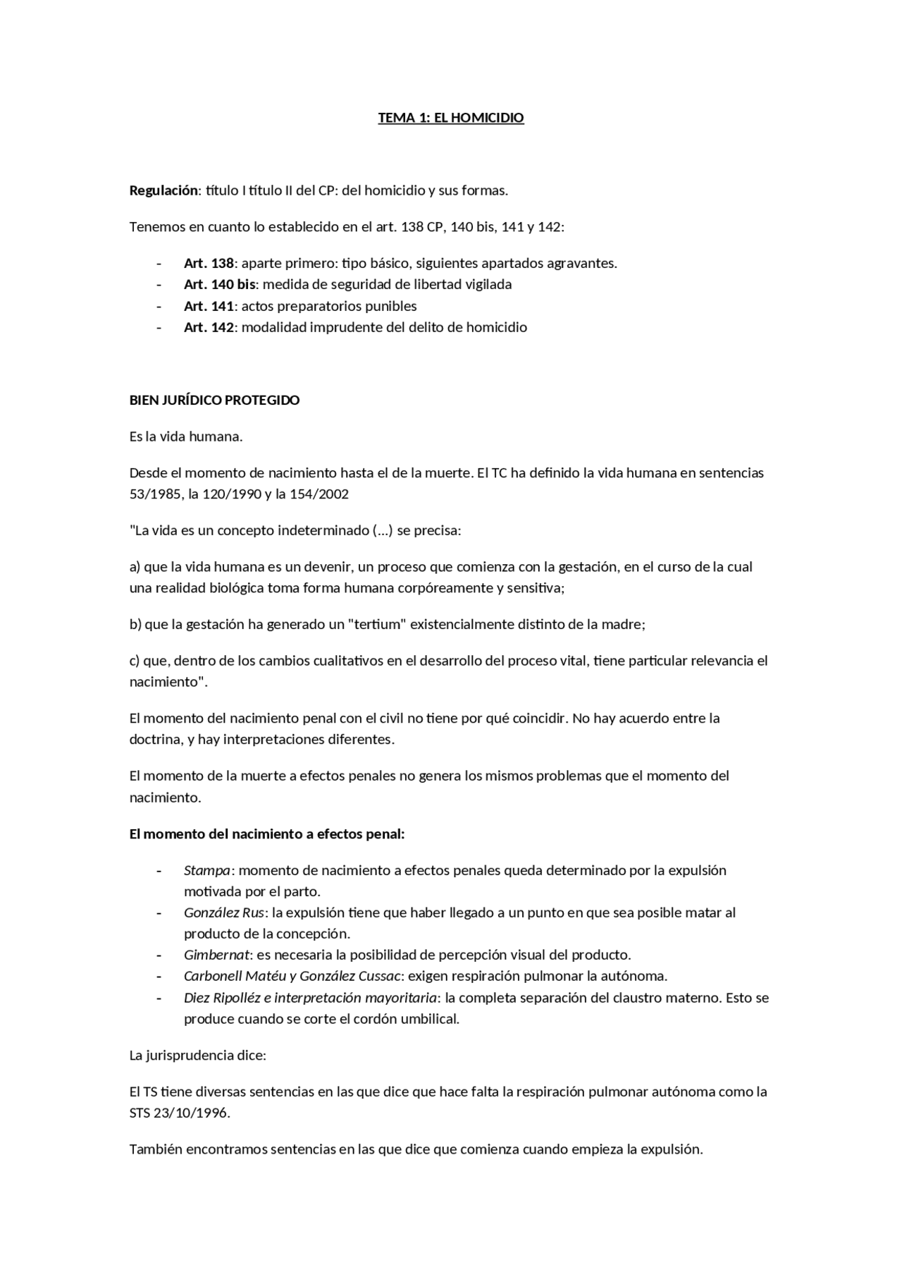Tema 1 Derecho Penal Docsity