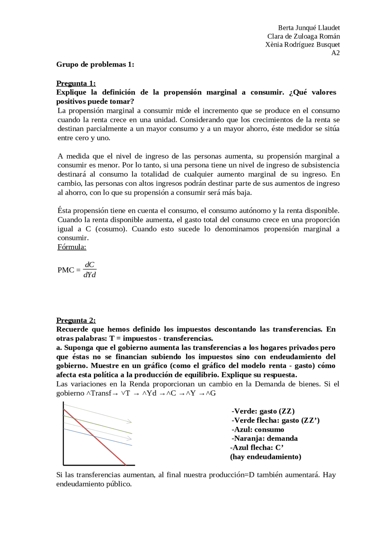 Problem Set 1 Macroeconomía Ejercicios De Macroeconomía Docsity