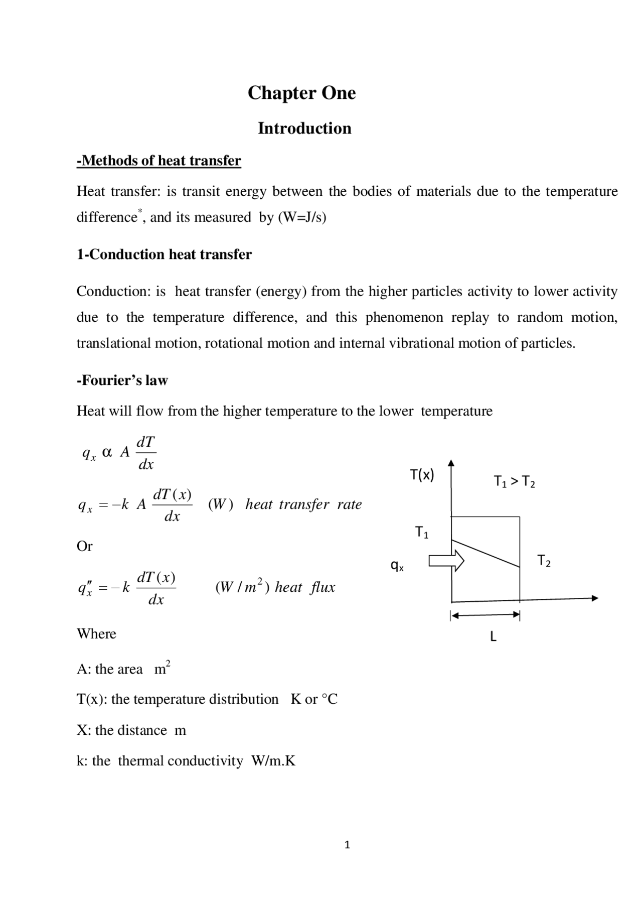 Heat transfer to a different location - Docsity