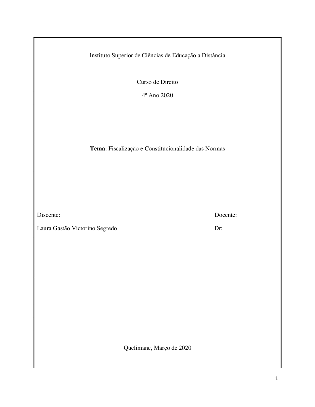 Direito Constitucional Docsity
