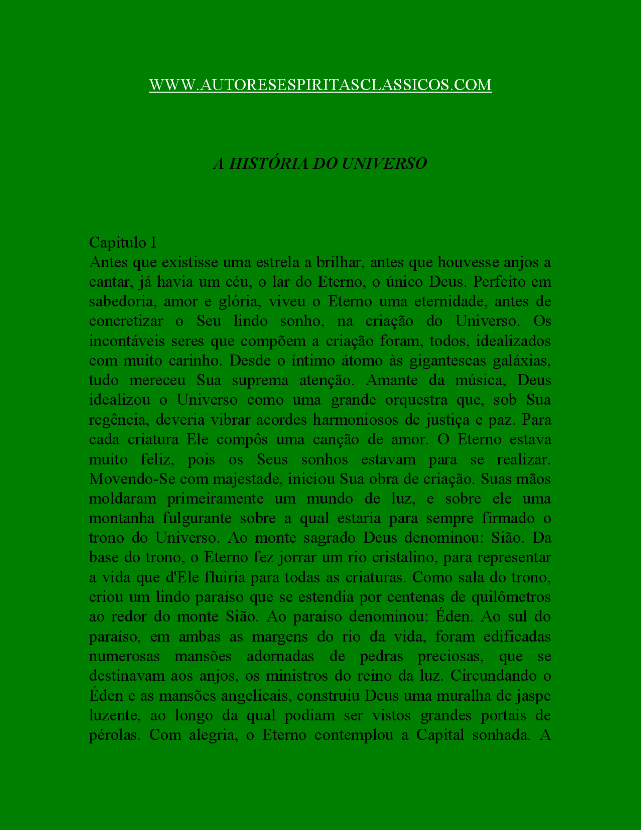 A Historia Do Universo Docsity