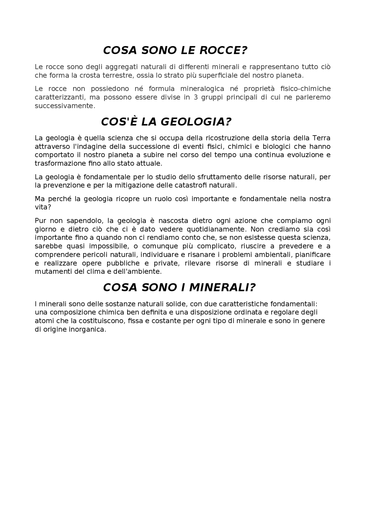 Rocce Metamorfiche Approfondimento Docsity