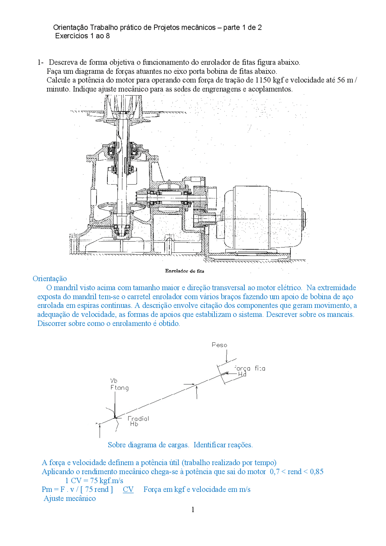 Lista Projetos Mecanicos - Docsity