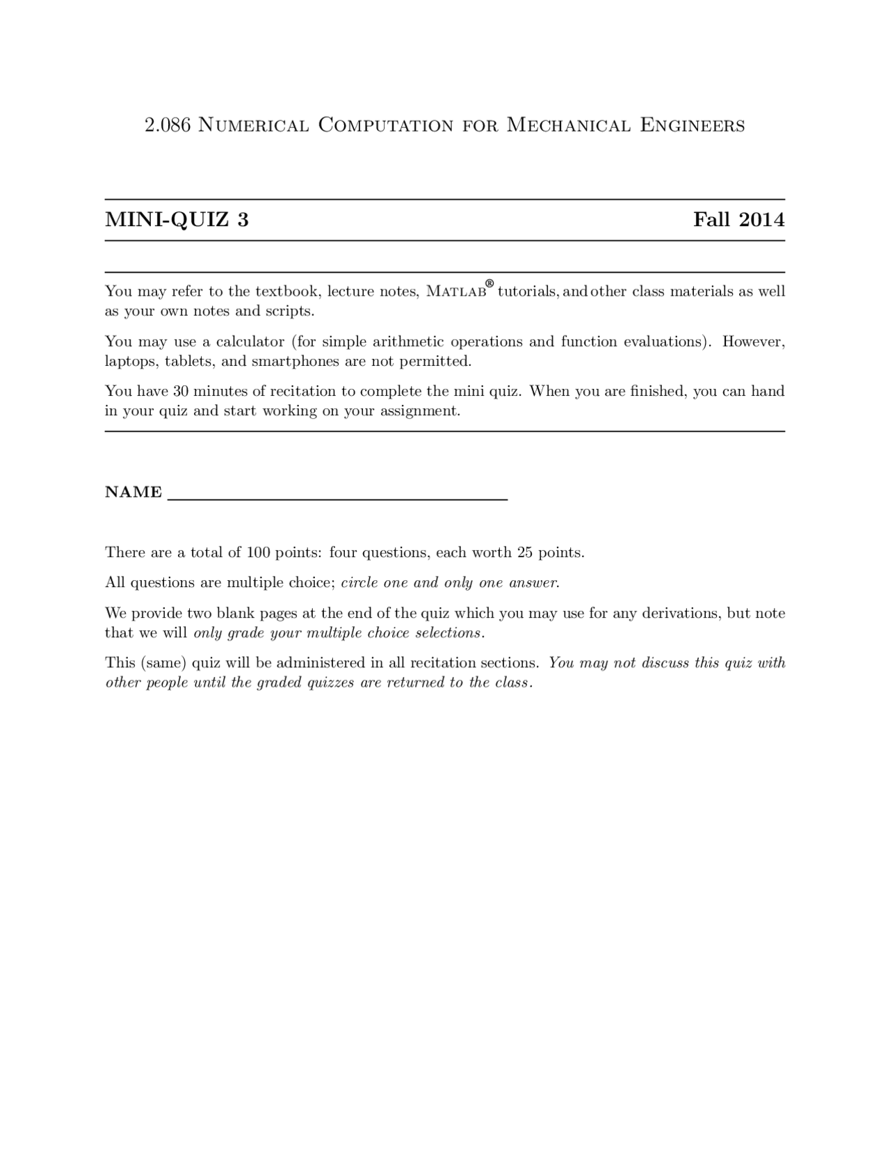 Nutshell on Monte Carlo Integration Multi-Choice Quiz 2 | Numerical ...