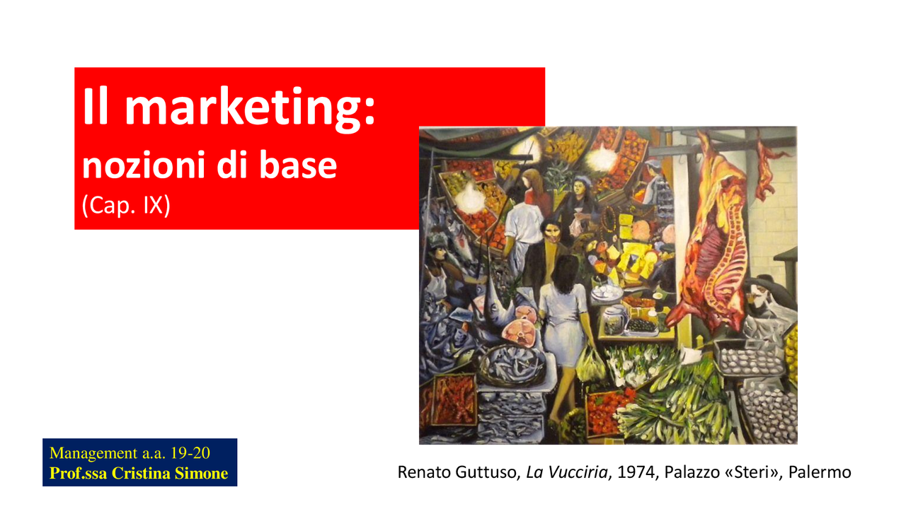 Introduzione Al Marketing Docsity