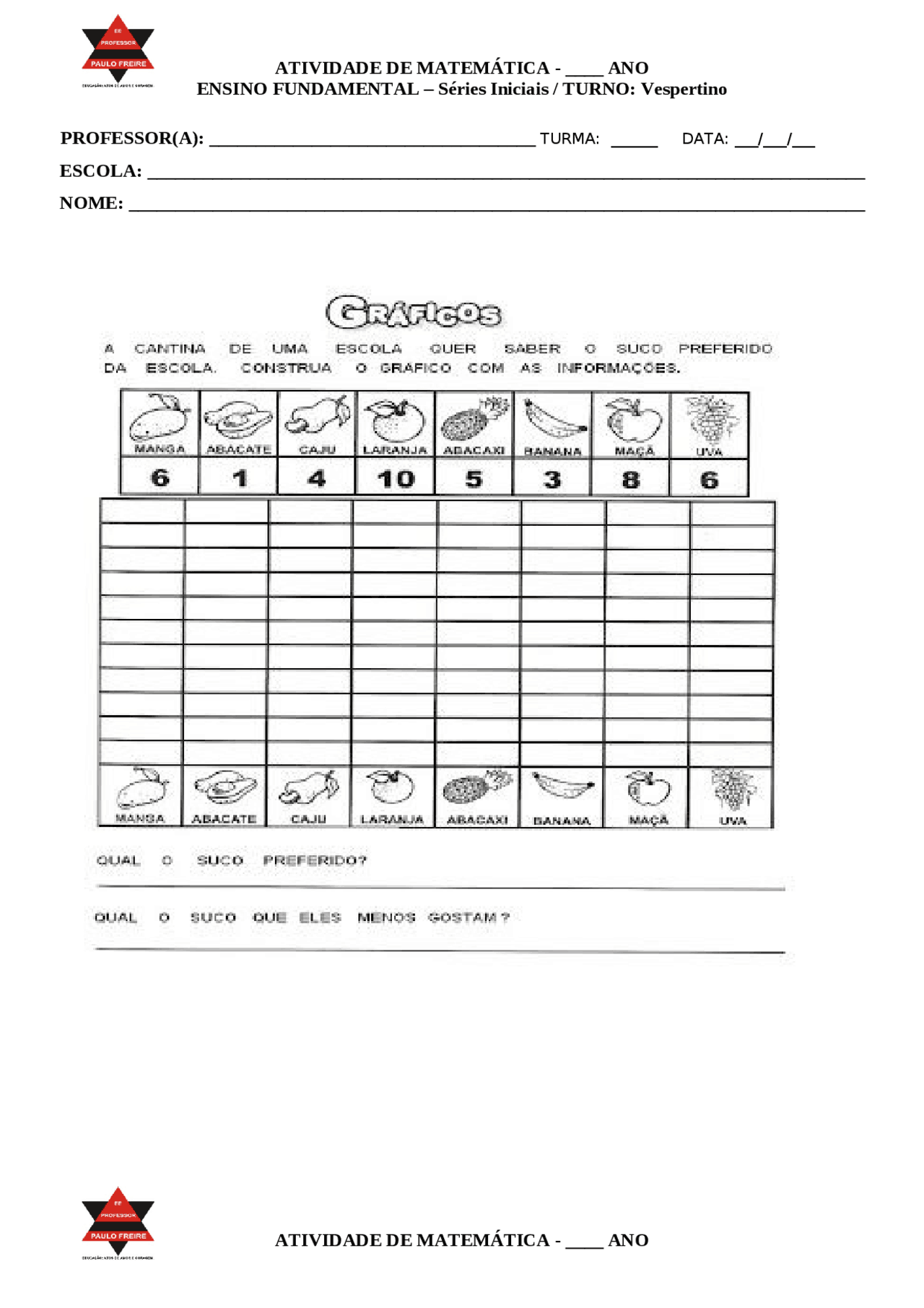 MATEMATICA CONTAS PARA APRENDER - Docsity