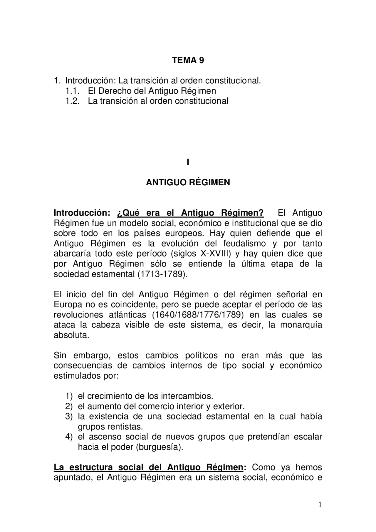 Apunts Tema 9 Història Del Dret Docsity