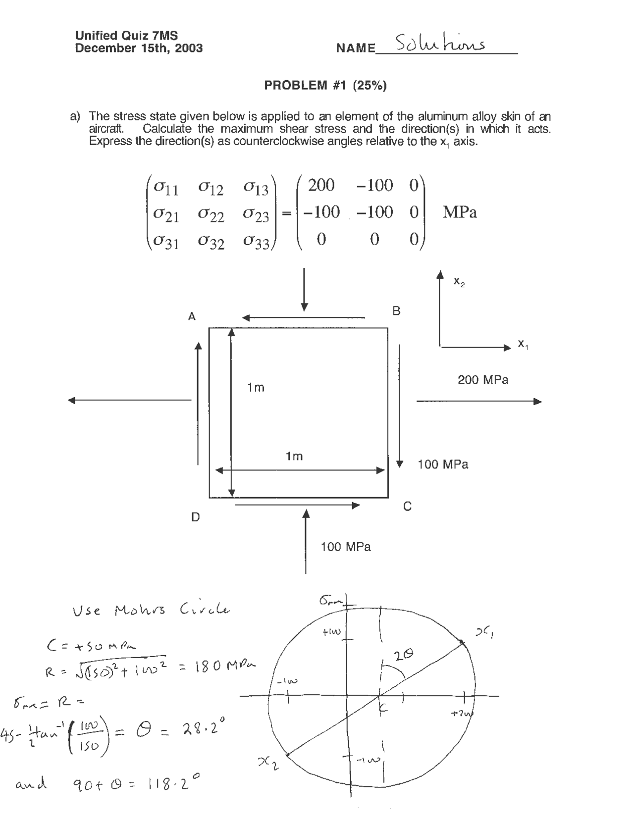 Materials And Structures Quiz With Answers Docsity