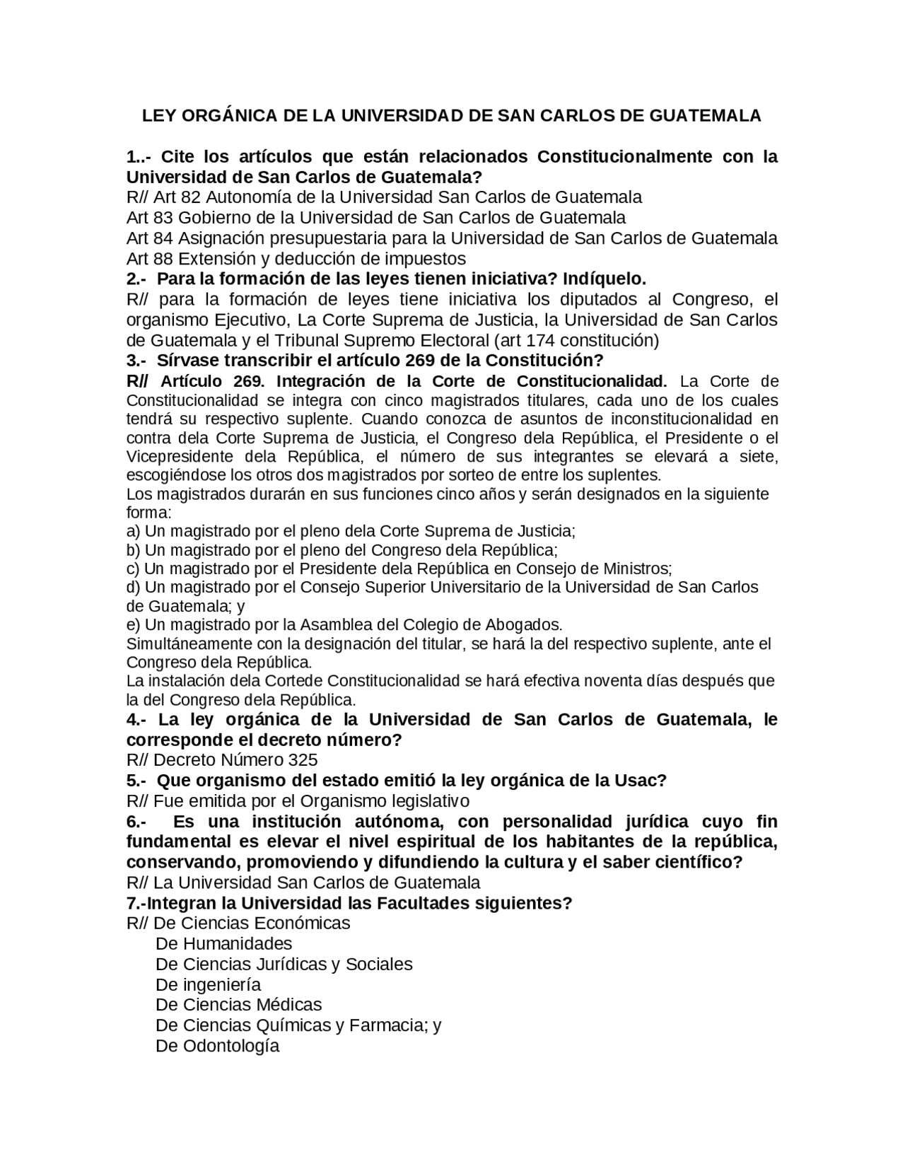 Derecho Constitucional Ejercicios De Derecho Constitucional Docsity