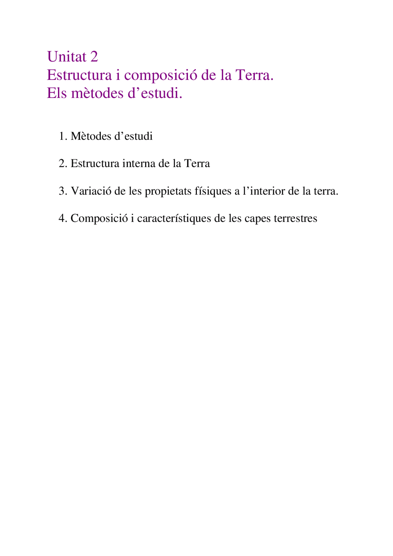 Resum Geologia Fonamental Docsity