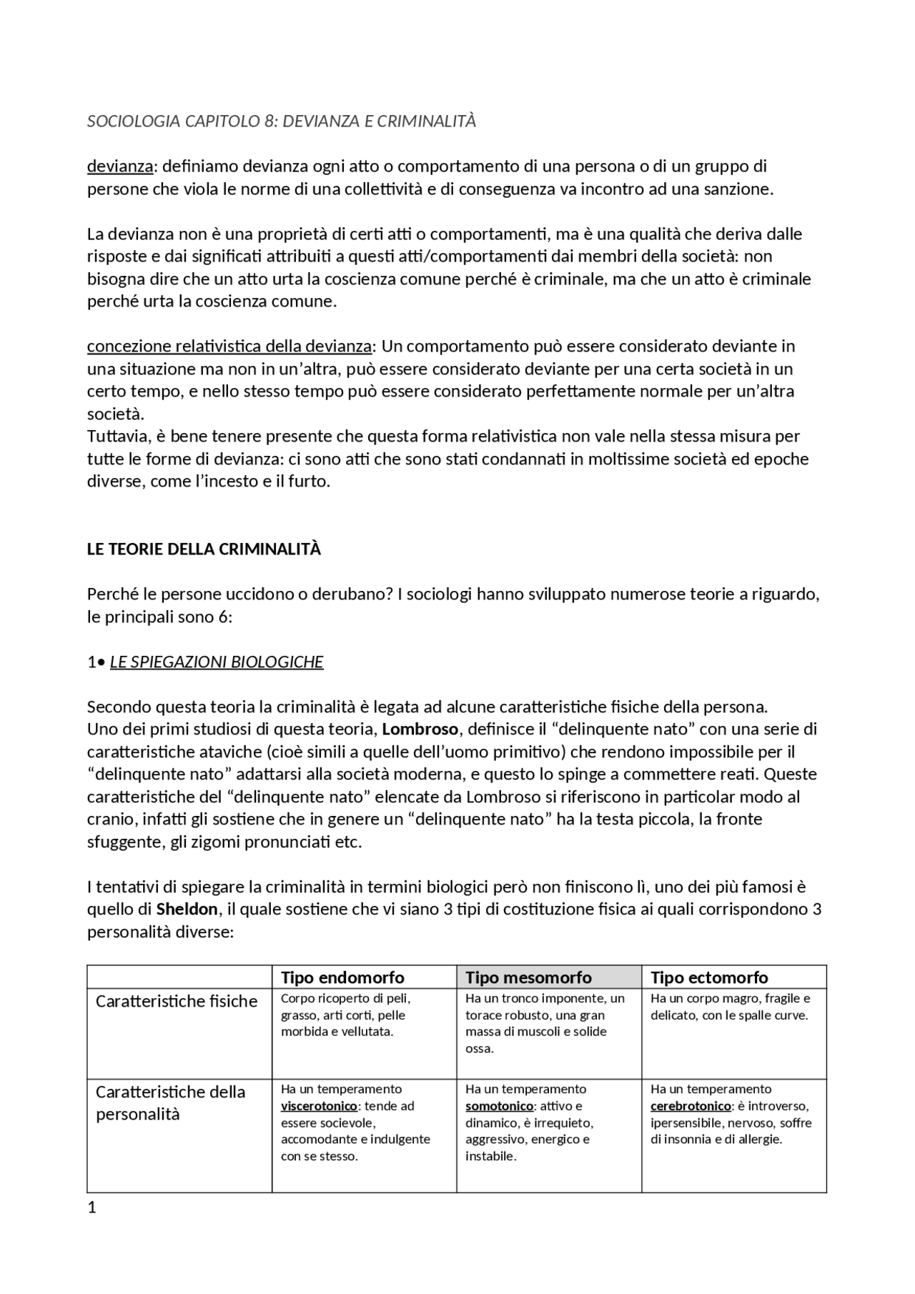 Manuale Bagnasco Barbagli Cavalli Riassunto Cap 8 Docsity