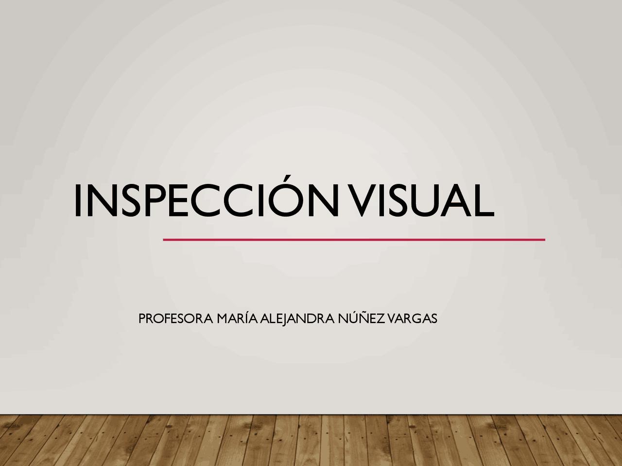 Inspección visual en materiales - Docsity