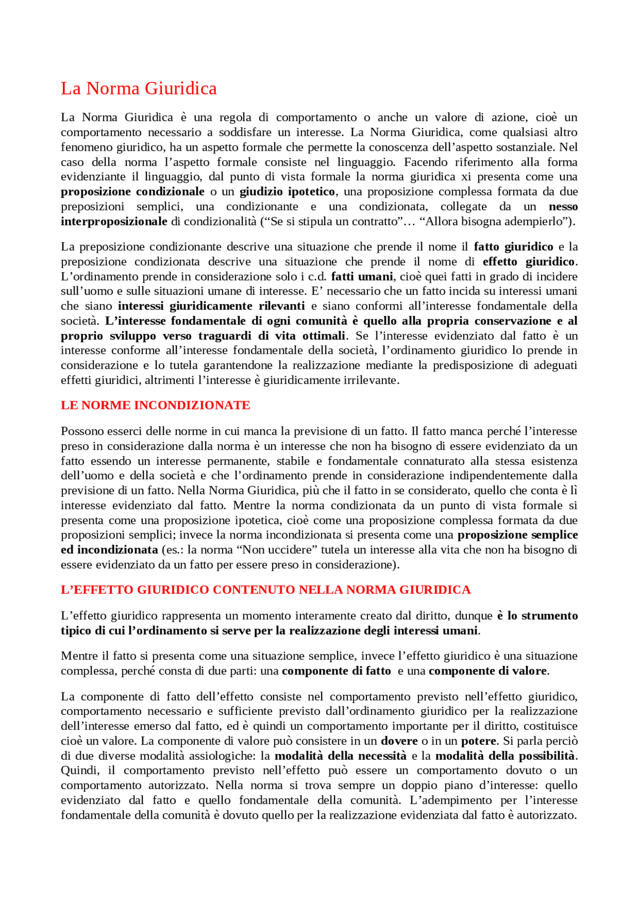 La Norma Giuridicadocx Docsity