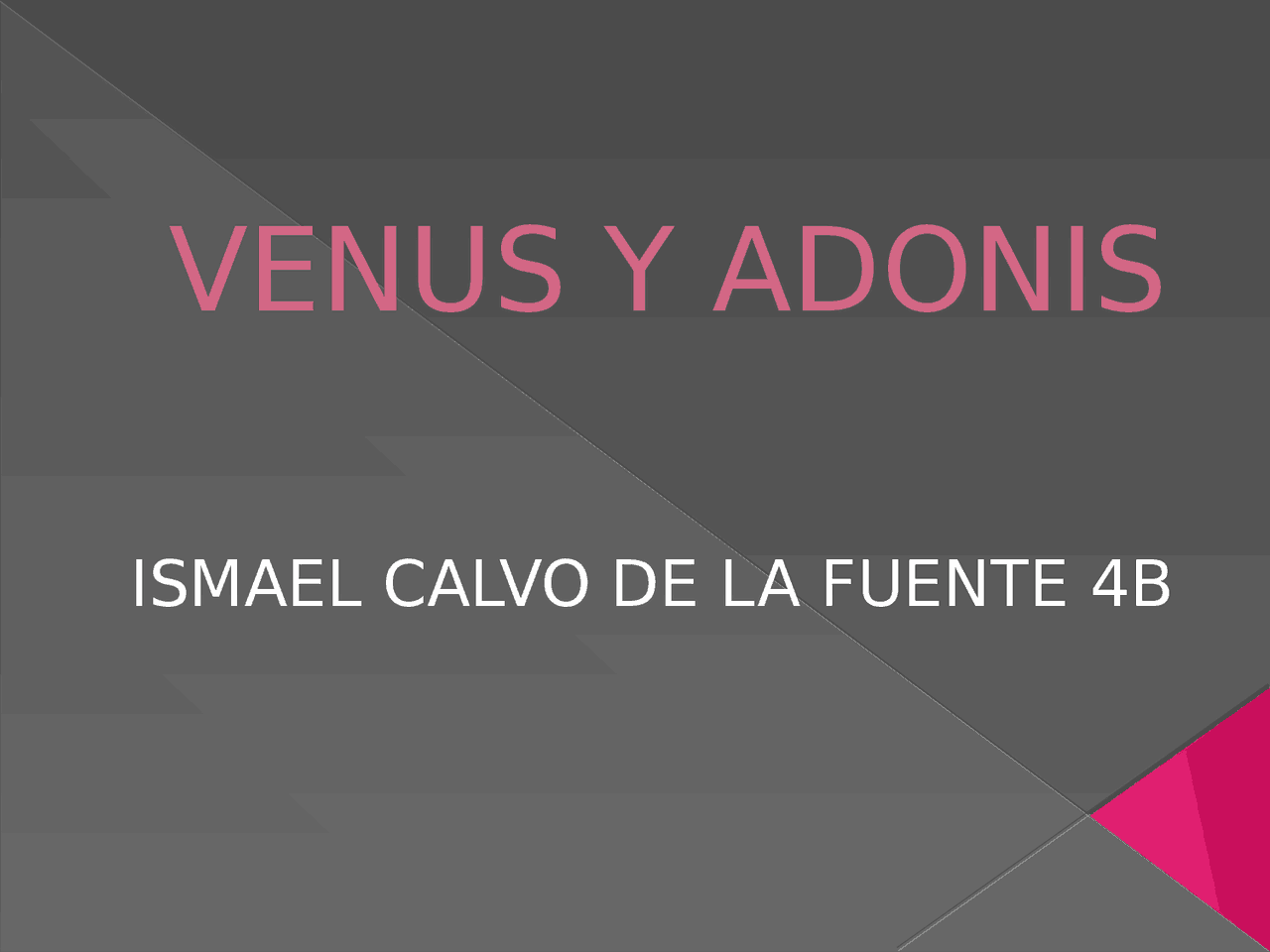 Venus y Adonis de Tiziano | Diapositivas de Historia del Arte - Docsity