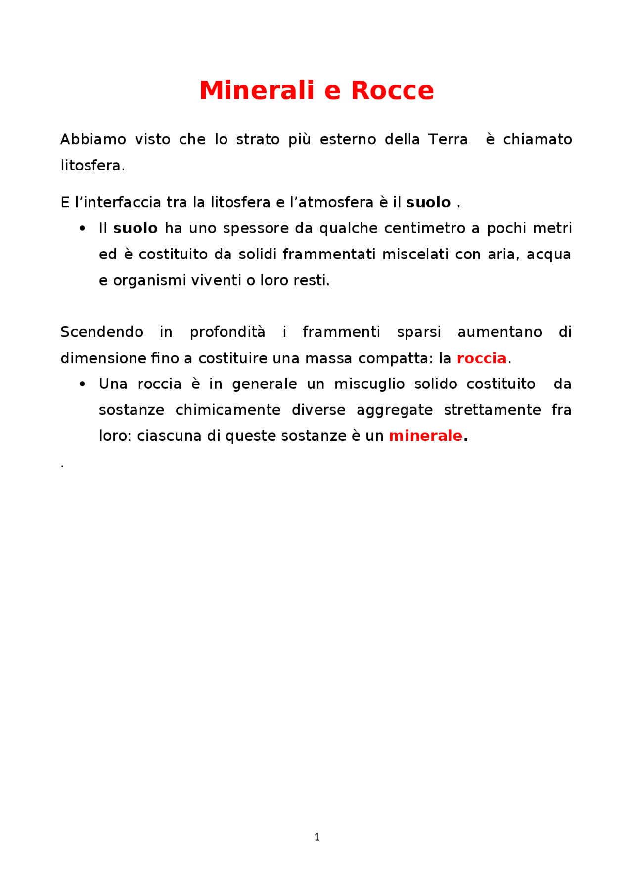 Appunti Sui Minerali Docsity