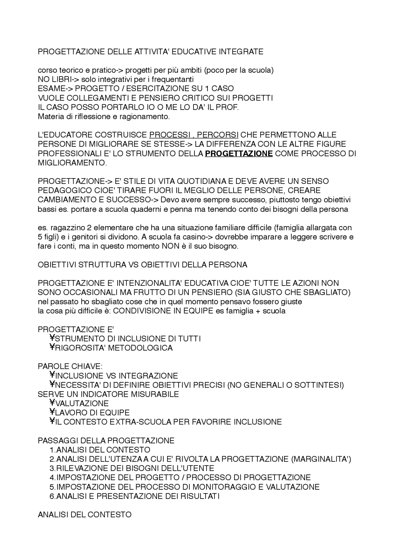 Tecniche Di Progettazione Docsity