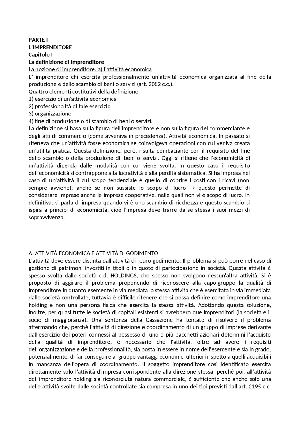Dispense Di Diritto Commerciale Docsity