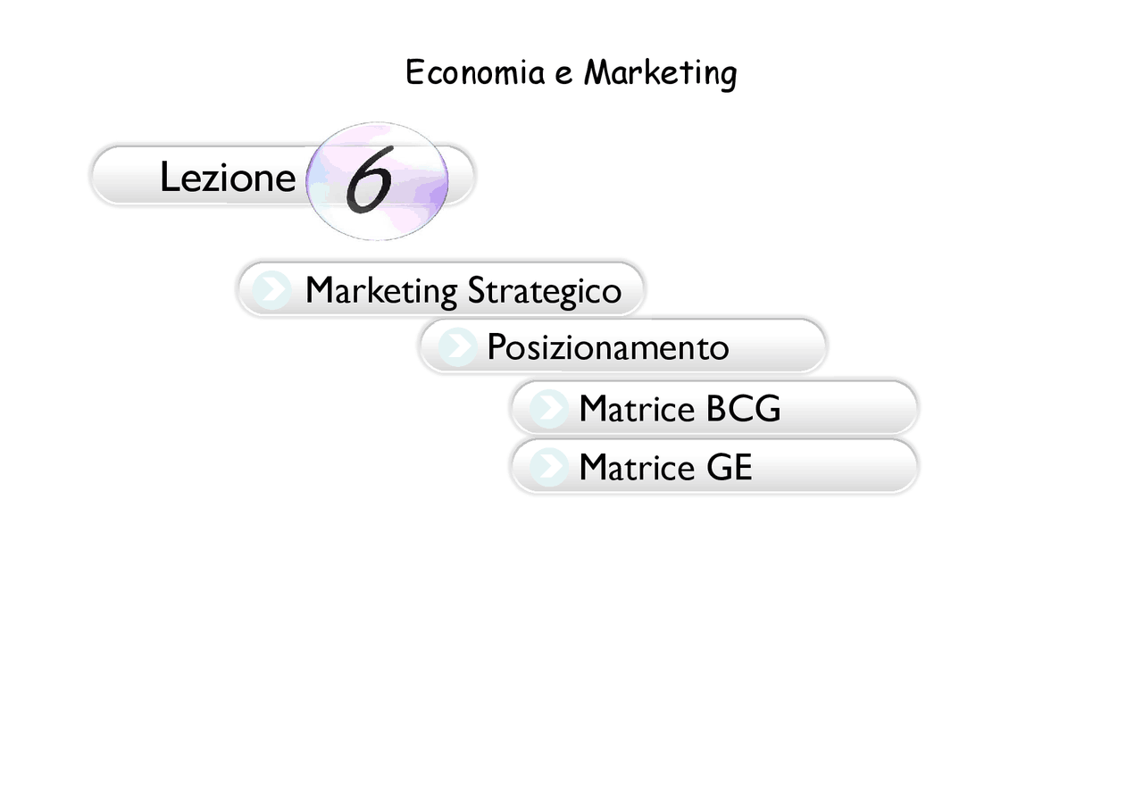 Marketing Strategico Docsity