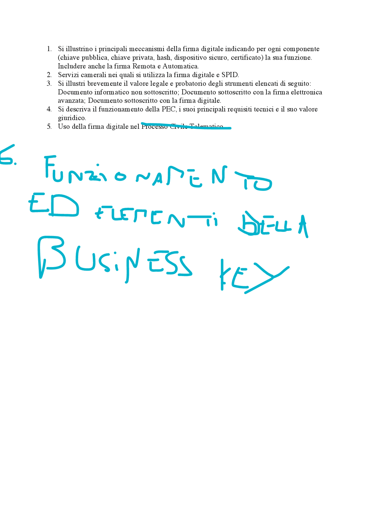 Autovalutazione Esame Informatica Docsity