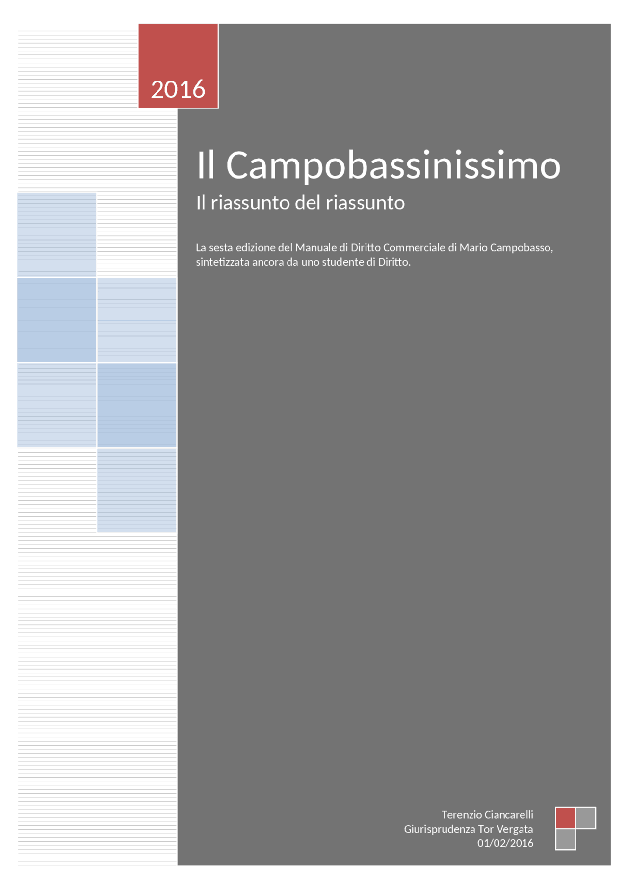 Riassunti Commerciale Docsity