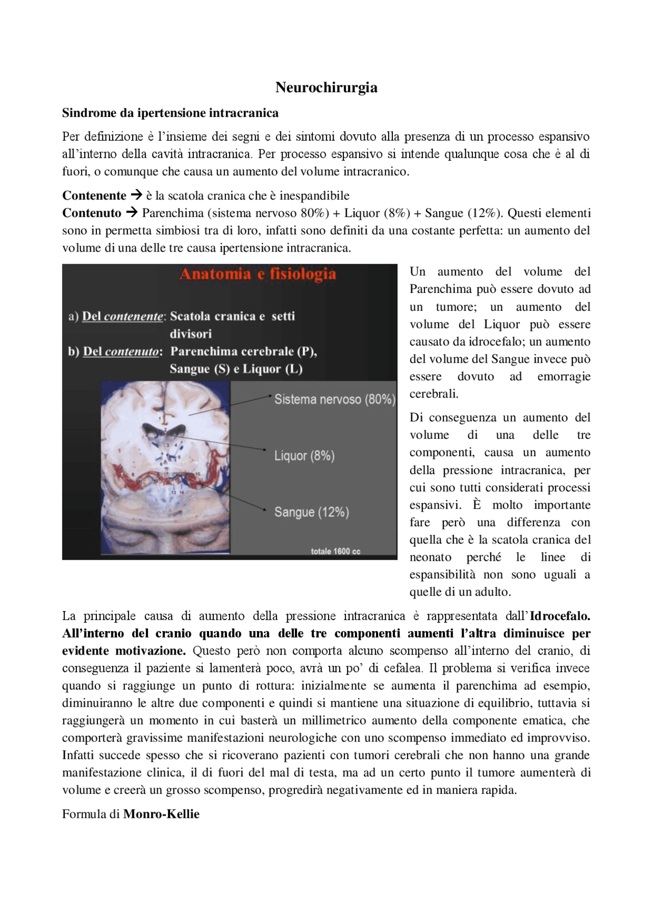 Neurochirurgia Infermieri Docsity