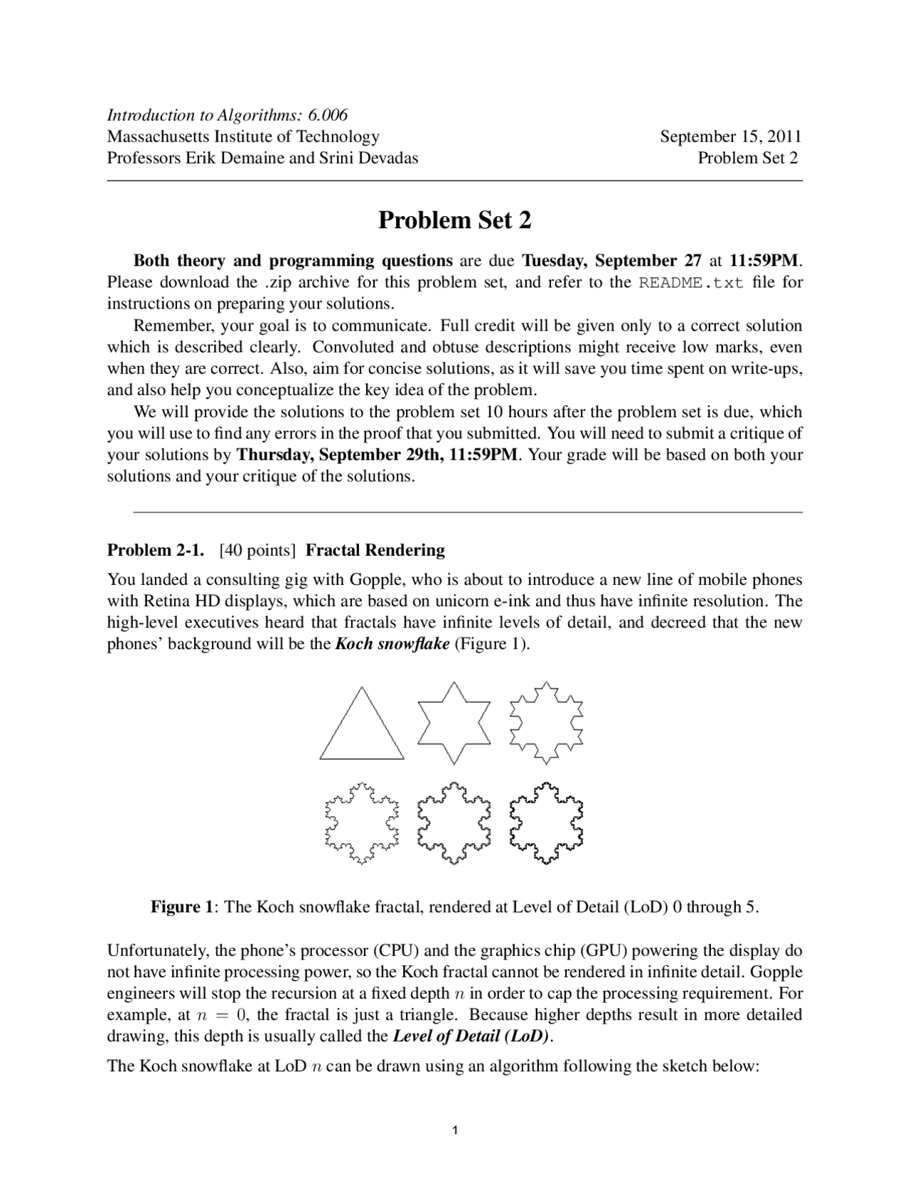 Fractal Rendering, Digital Circuit Simulation assignment with solutions ...