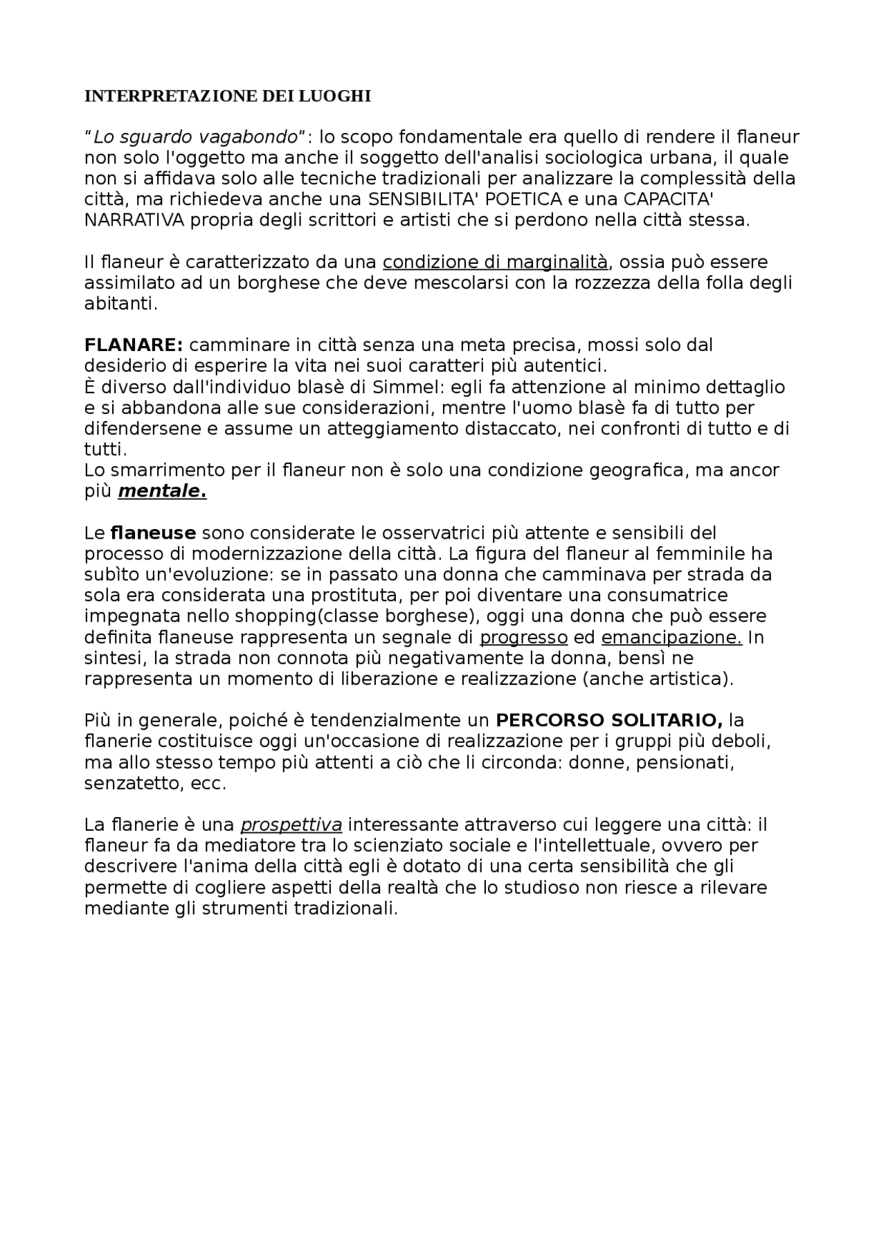 Interpretazione Dei Luoghi Parte 1 Docsity