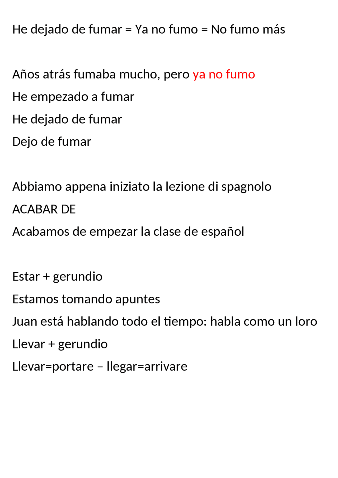 Lingua Spagnola Selda Docsity