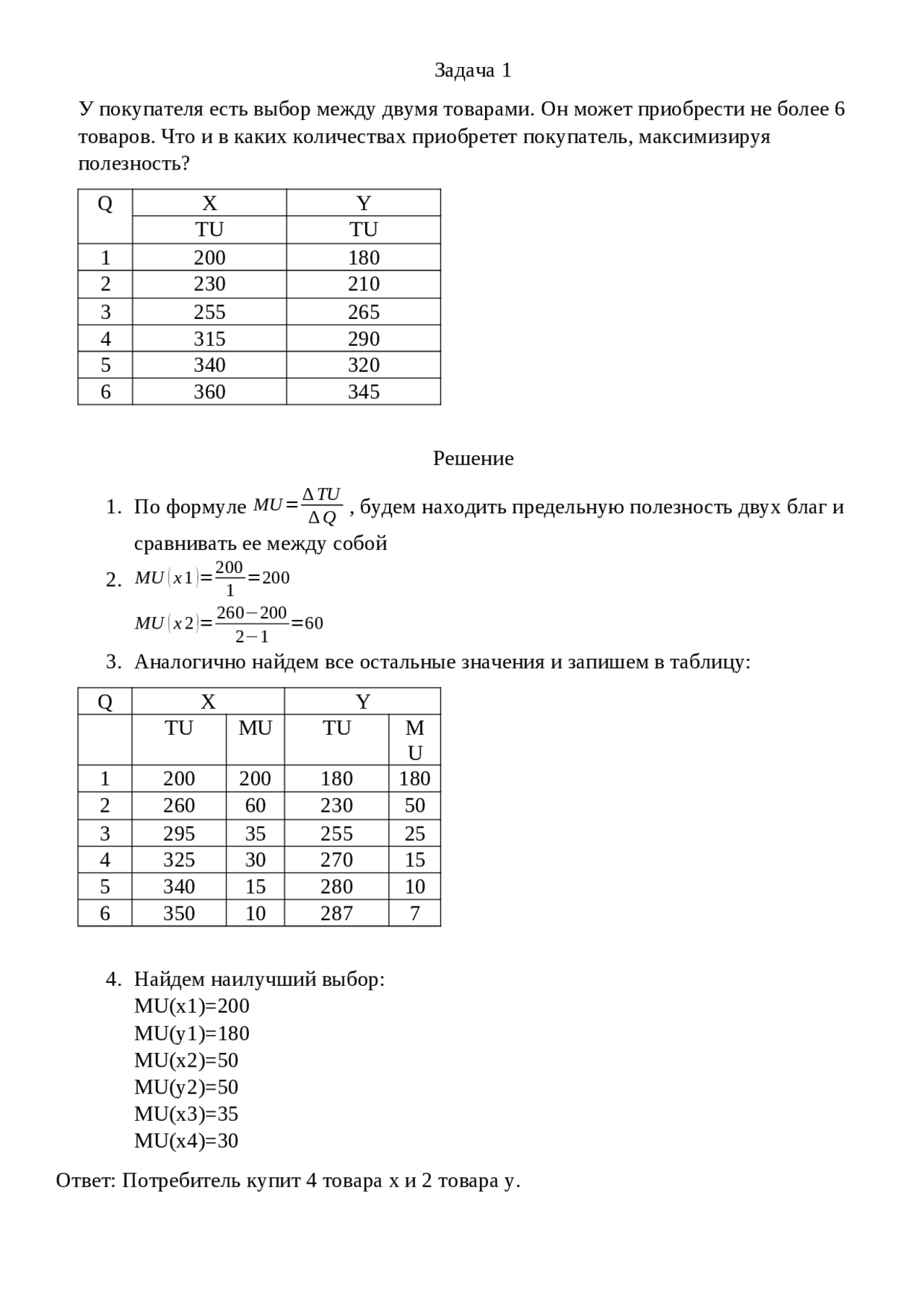 2 задачи для проверки своих знаний по микроэкономике для начинающих