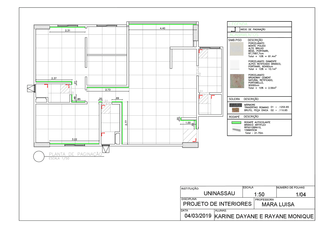 Projeto Interiores Residenciais Docsity