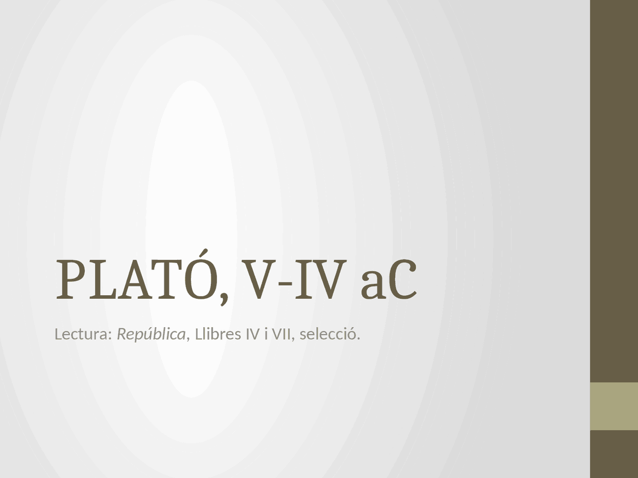 Història De Plató Resum 2019 2020 Docsity