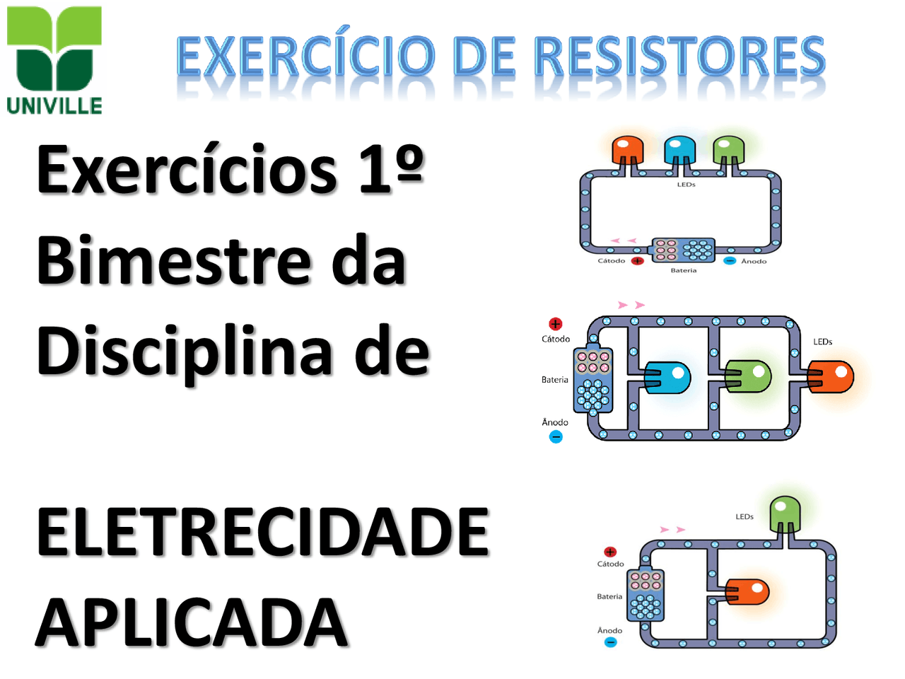 Exercicios Resistores Docsity