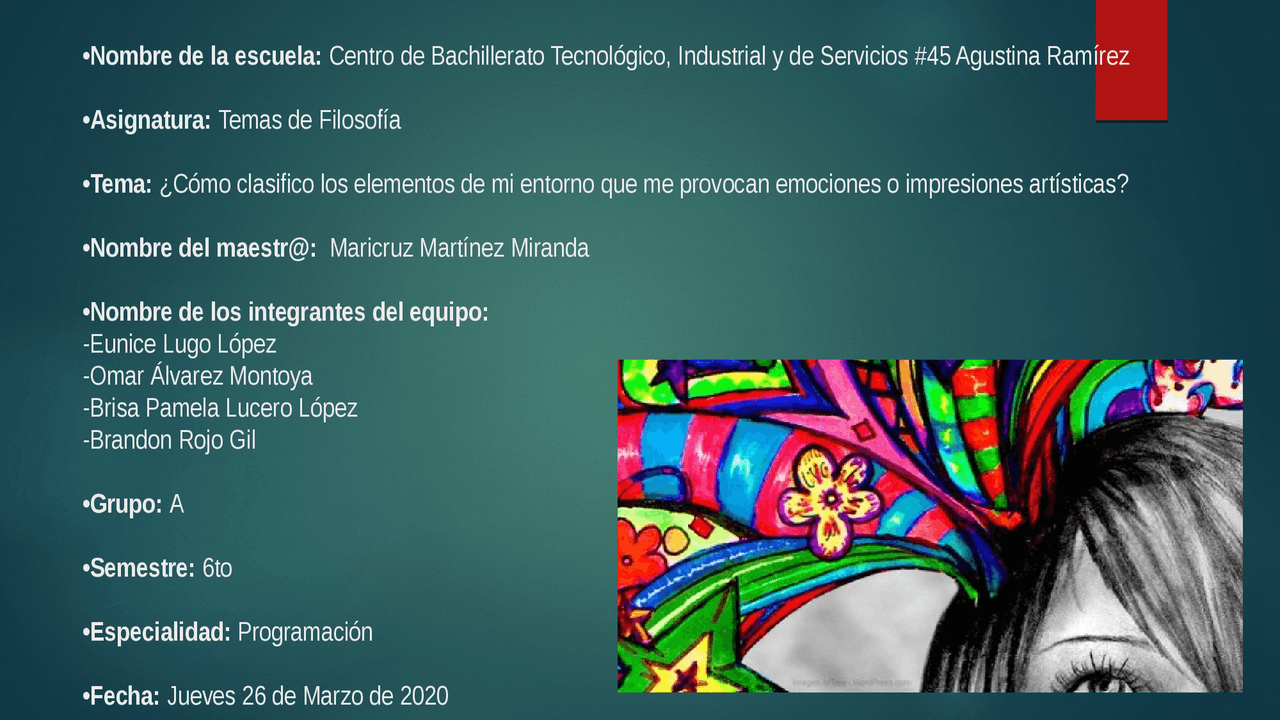 Elementos artísticos de mi entorno - Docsity