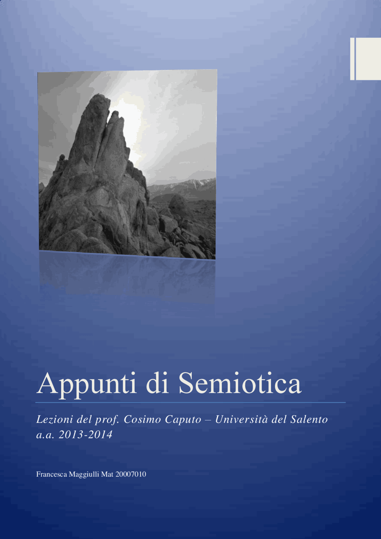 Semiotica primo anno - Docsity