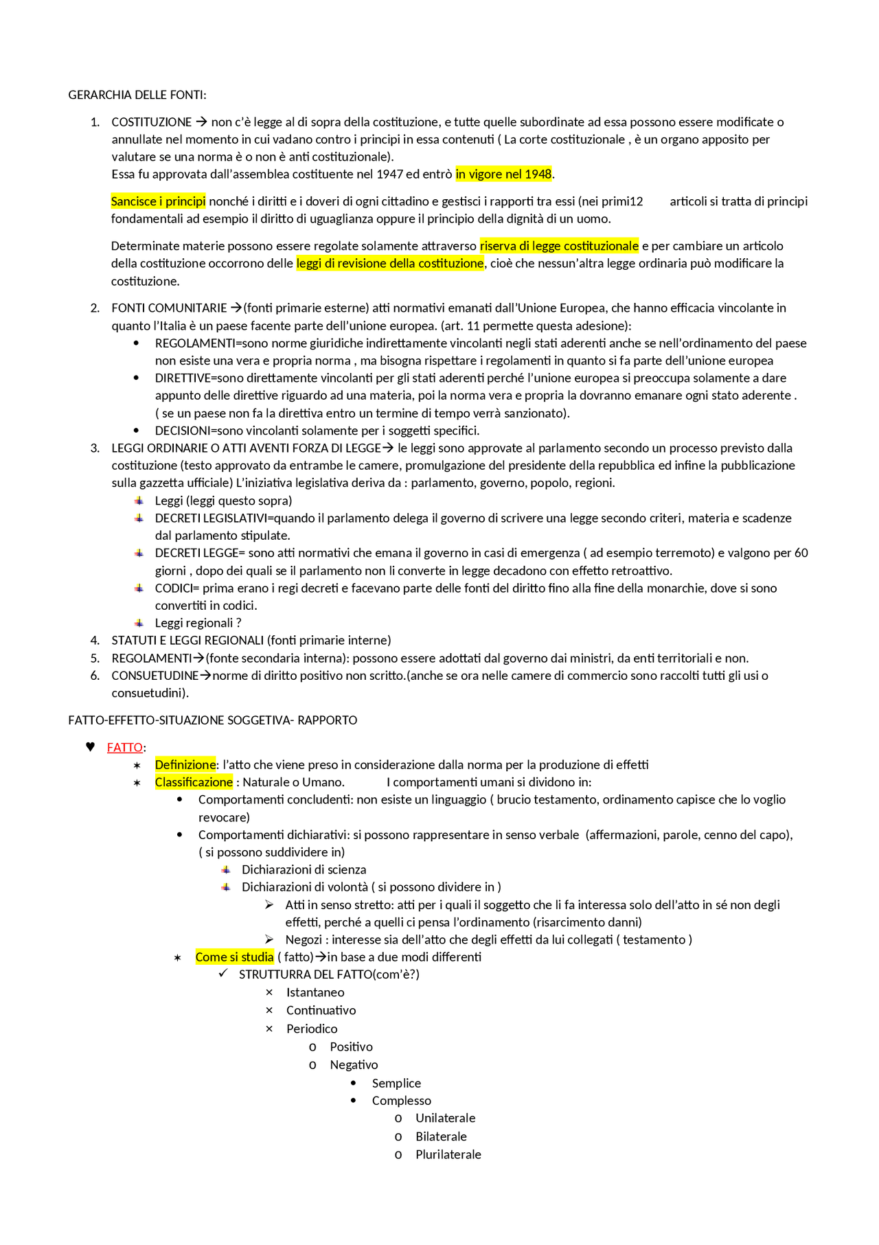 Appunti Di Diritto Privato Mod A Docsity