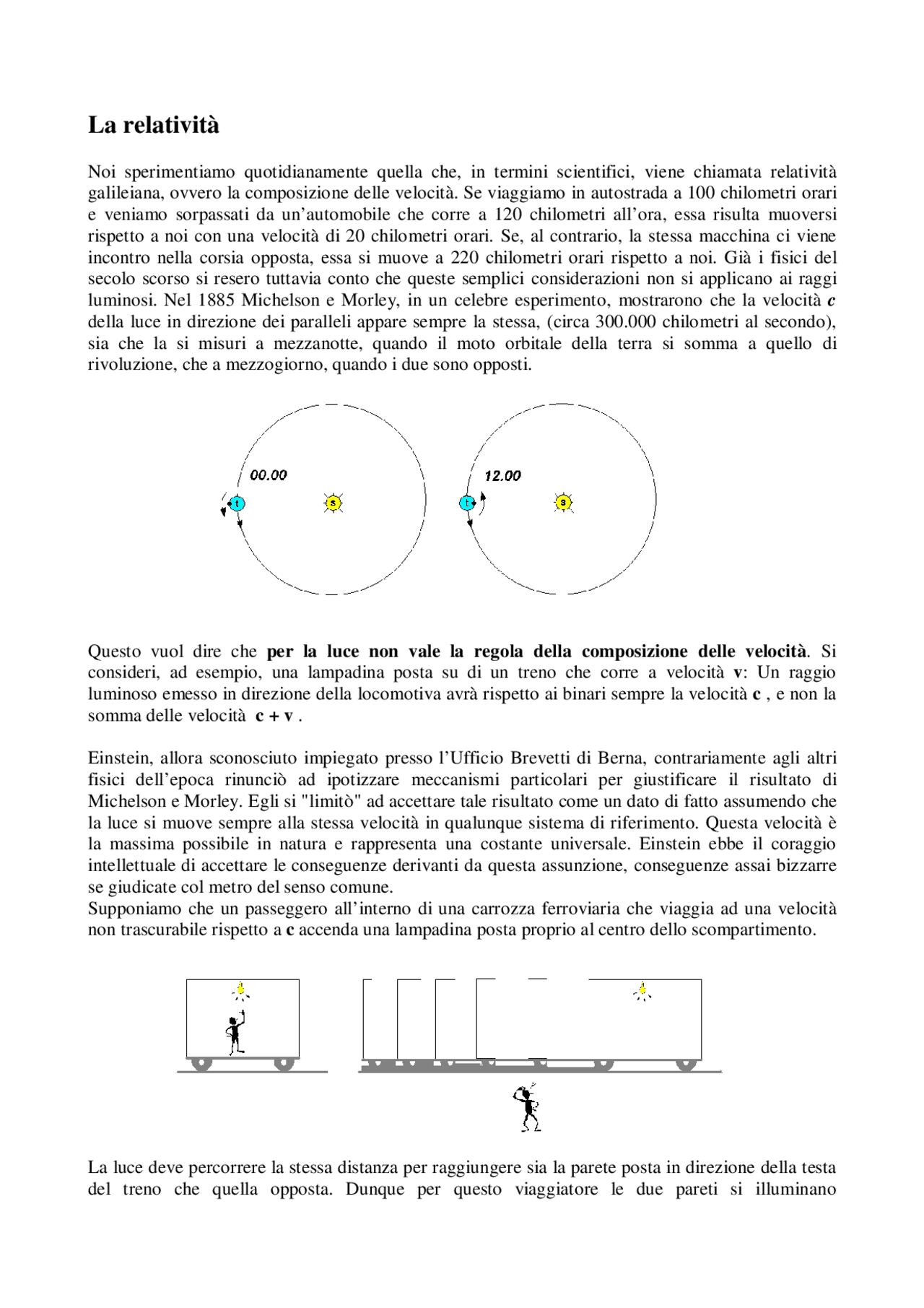 Teoria Della Relatività Ristretta Slide Di Fisica Docsity