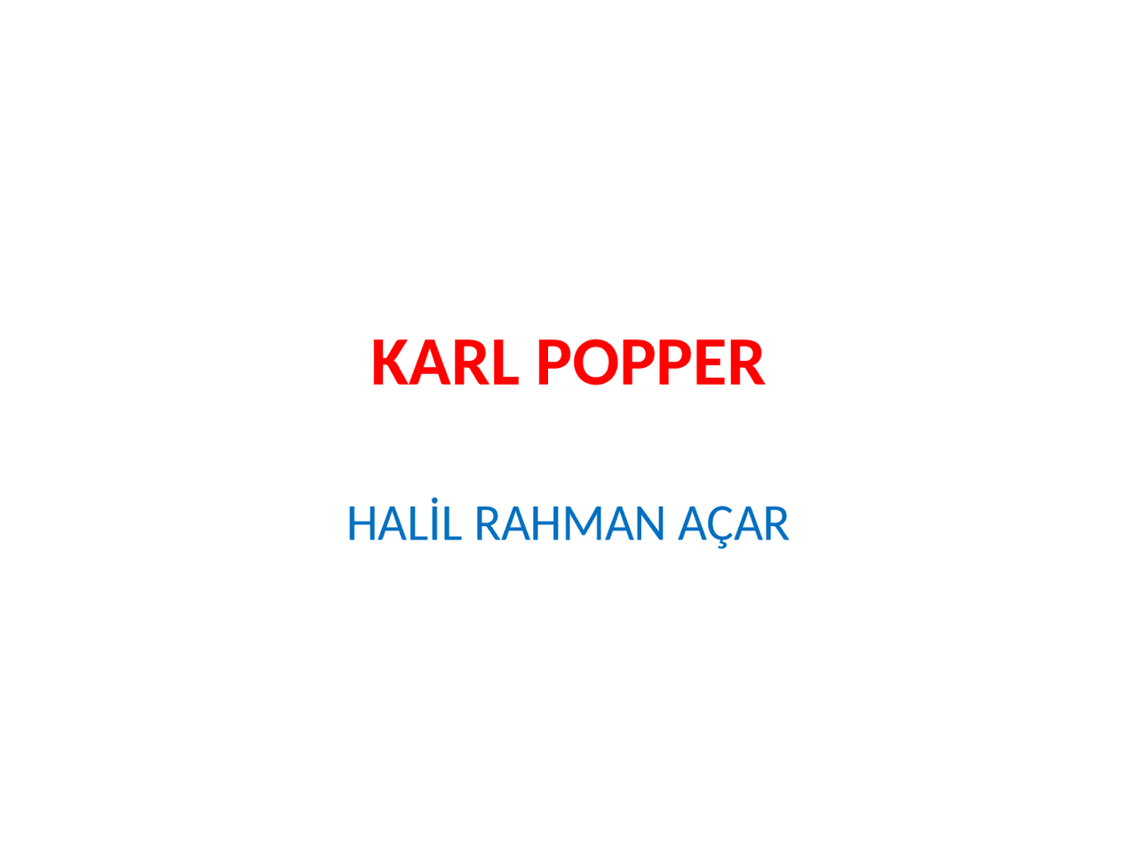Karl Popper Brief Lecture Notes Docsity